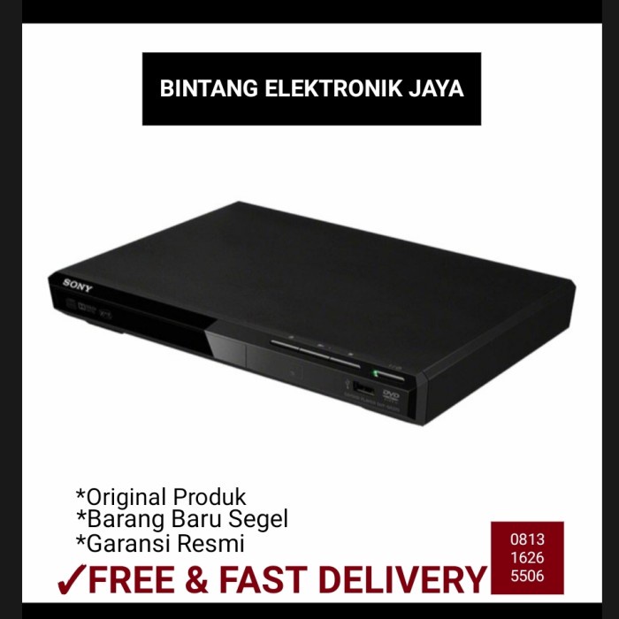 Jual {NurulShop} SONY DVD PLAYER DVP-SR370 DVD CD MP3 USB Murah | Shopee Indonesia