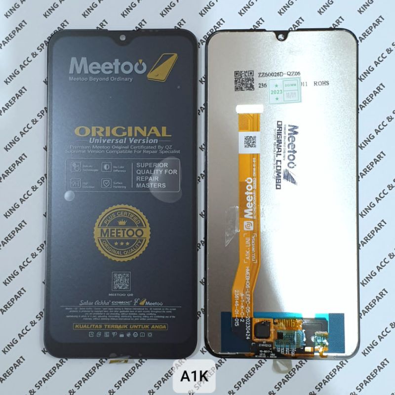 Jual MEETOO LCD TOUCHSCREEN OPP A1K REALM C2 BLACK | Shopee Indonesia