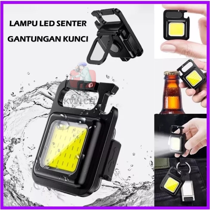 Jual Senter Mini Gantungan Kunci Tahan Air Opener Botol Besi Magnet ...