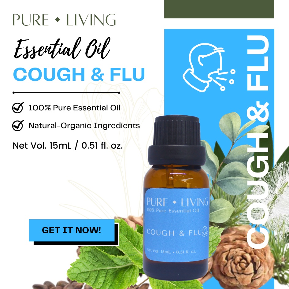 Jual Clear Breeze Remedy - Cough & Flu - 100% Pure Essential Oil 15ml | Aromatherapy Oil 15ml ...