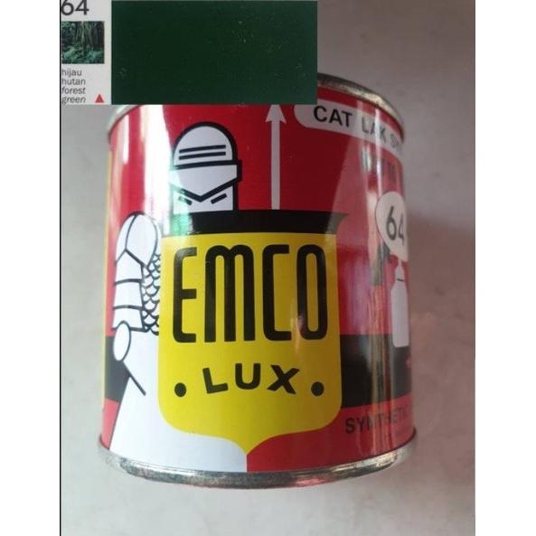 Jual :::::::] cat minyak kayu besi emco lux warna hijau hutan 200 ml | Shopee Indonesia