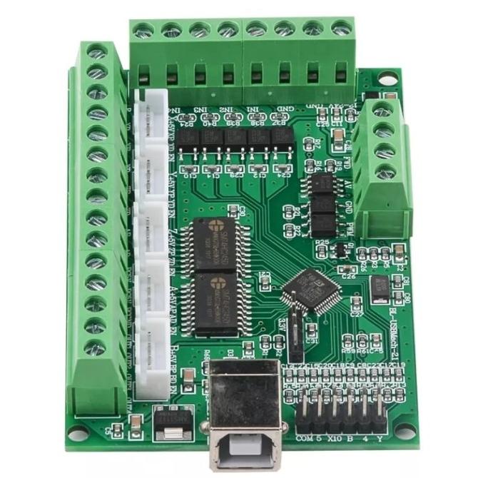 Jual Mach3 V2.1 Motion Control Card Board USB CNC 5 Axis Motherboard 12 ...