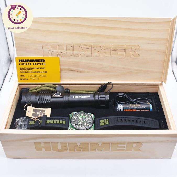 Jual Jam Tangan Pria HUMMER HM1025-1002LE Limited Edition Black Green ...