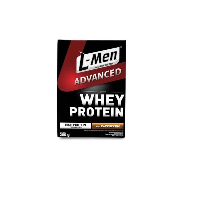 Jual L-Men Advanced Whey Protein Cappucino Box 250Gr | Shopee Indonesia