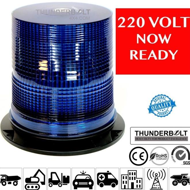 Jual G-21 Lampu Rotary Warning Light 220 Volt Thunderbolt Extra Bright ...