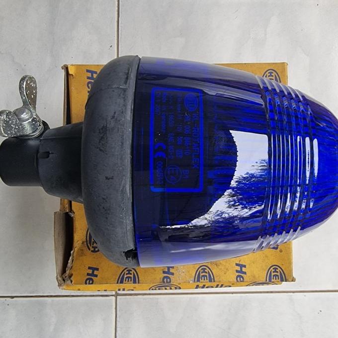 Jual Lampu Rotary / Lampu Putar Model Tiang Warna Biru Original Hella ...