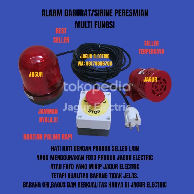 Jual Sirine Peresmian/Alarm Bahaya/Alarm Darurat Ms-190+Lampu Rotary ...