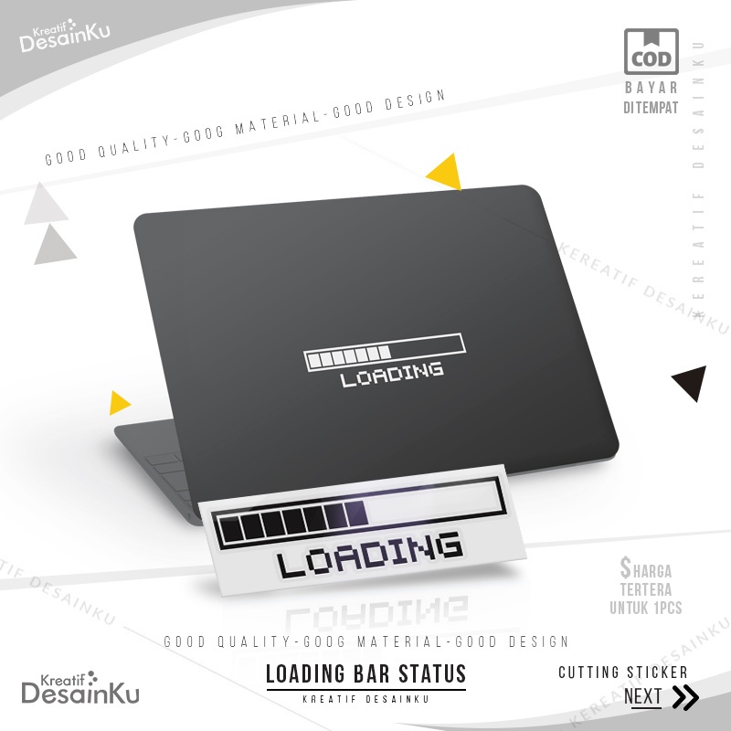 Jual Cutting Stiker Loading Bar Status Variasi Motor Mobil Sticker ...