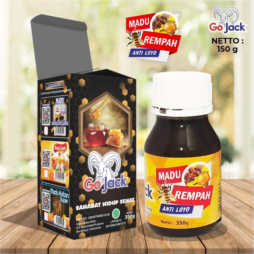 Jual Madu Rempah Go Jack 350g Diet anti loyo Penurun Berat Badan ...