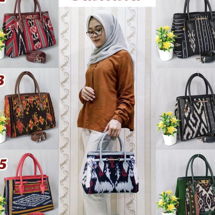 Jual GPPD4497 DISKON!!!!!!! Tas tenun ikat cantik etnik | Shopee Indonesia