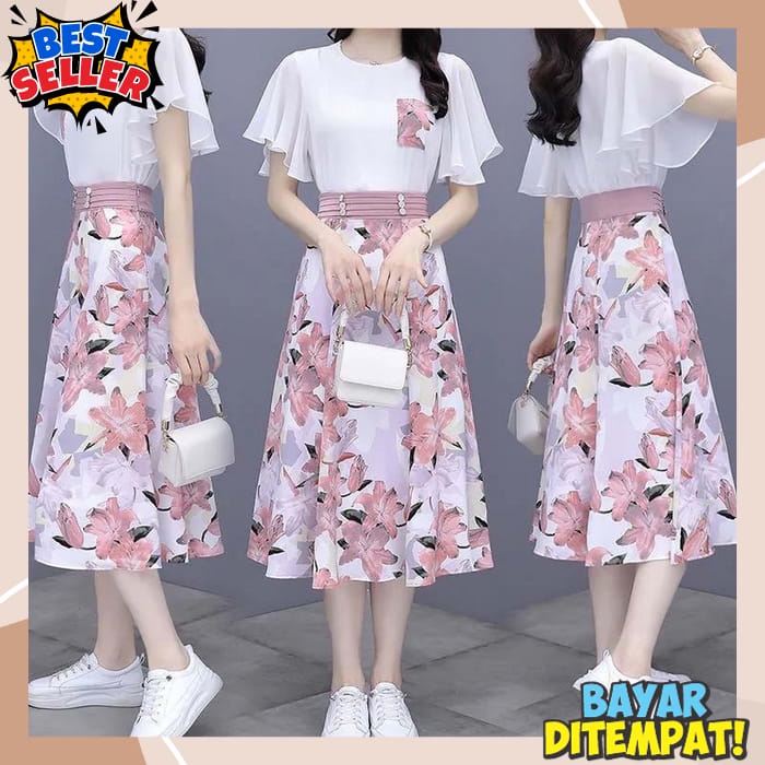 Jual Baju Terbaru 2023 Stln Pakean Perempuan Dewasa Korea 1 Set Remaja ...