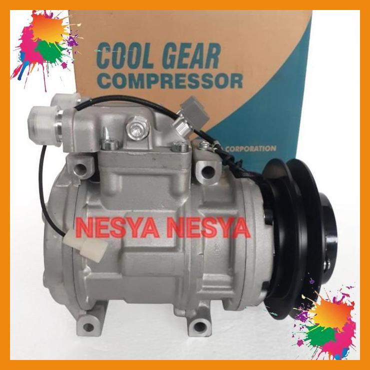 Jual compresor compressor kompresor ac mobil isuzu elf 10pa20c 20a 12 ...