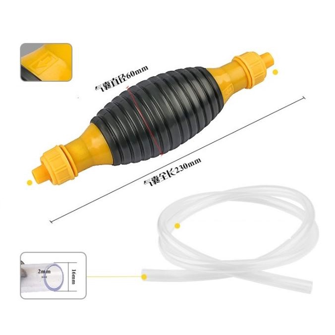 Jual Pompa Tangan + Selang Bensin Manual Alat Sedot Hisap Minyak Solar ...