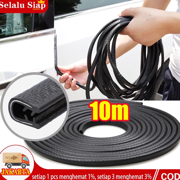 Jual BOOMING 10 meter List Pintu Mobil Universal Karet Peredam Pintu ...