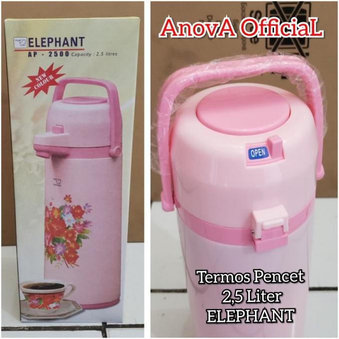 Jual TERMOS PENCET ELEPHANT/TERMOS Air Kapasitas 2,5 LITER | Shopee Indonesia