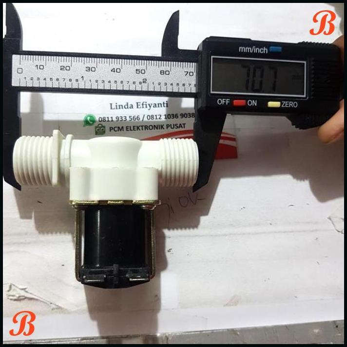 Jual ELEKTRIC WATER SELENOID VALVE 12V DC NC 1/2" AIR WATER CONTOL ...