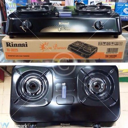 Jual Rinnai RI-302S Kompor Gas 2 Tungku Sun Burner (Ukuran Mini) | Shopee Indonesia