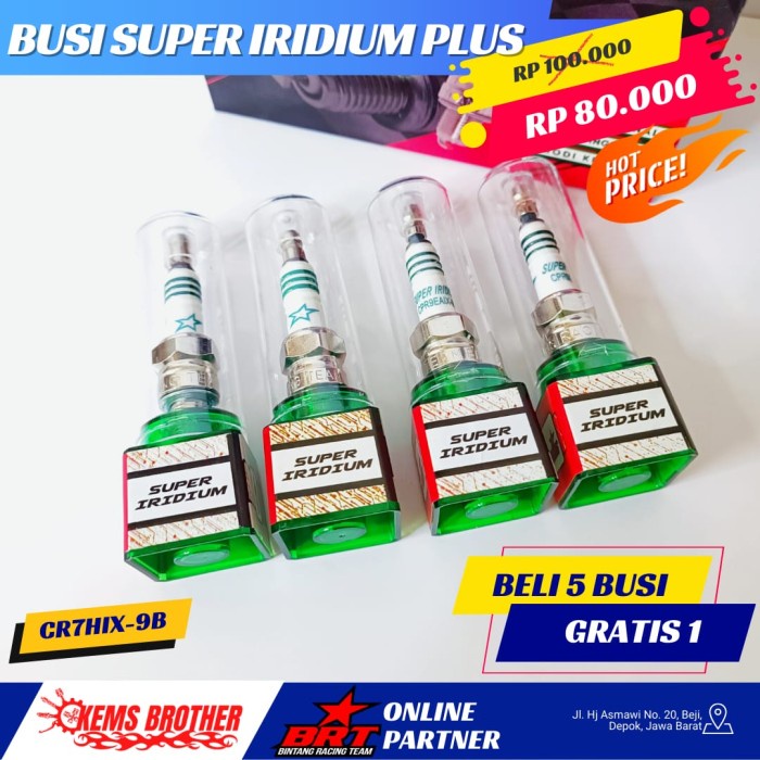 Jual BUSI RACING BRT KLX MIO GRAND CR7HIX-9B | Shopee Indonesia