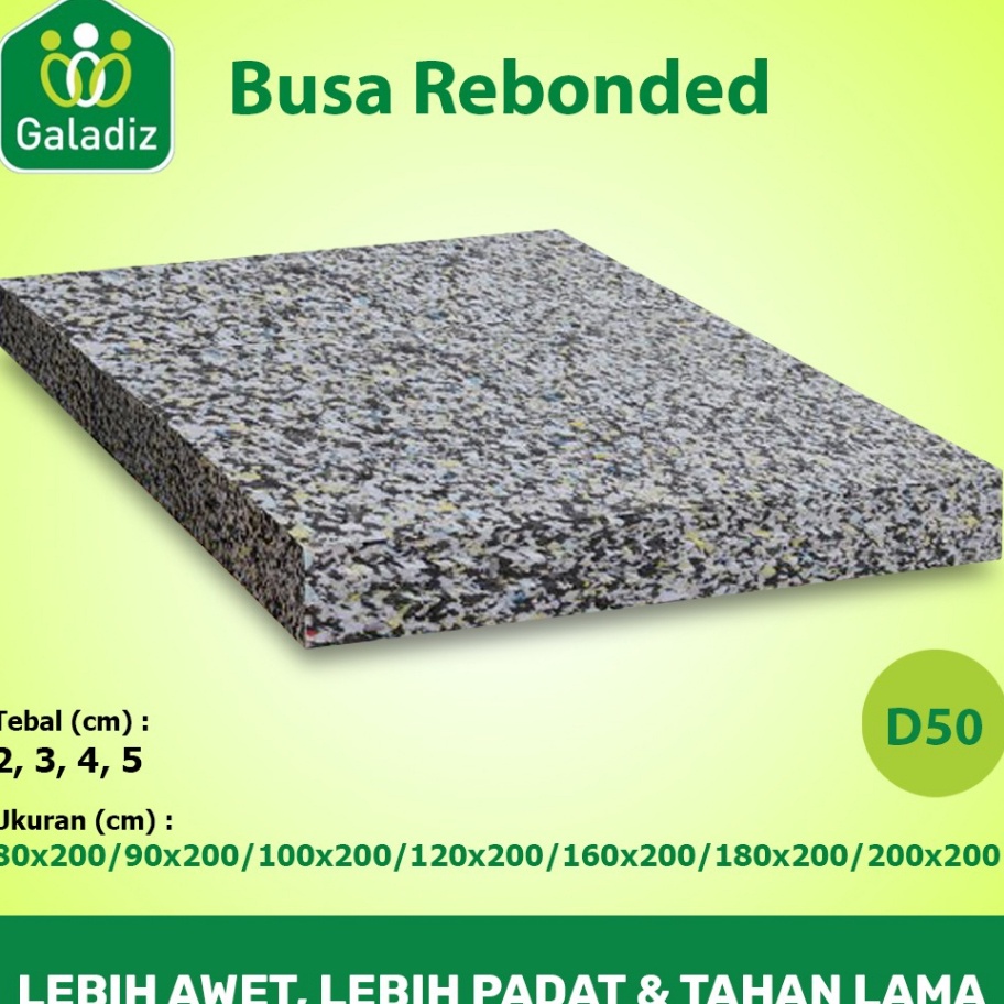 Jual Sale BUSA REBONDED / REBONDED FOAM / MATRAS DENSITY 50 / TEBAL 2 ...
