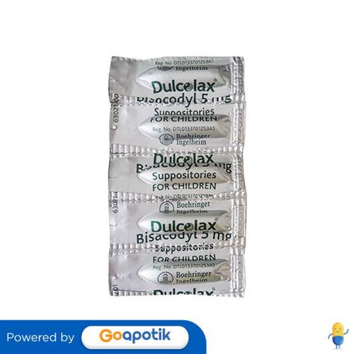 Jual DULCOLAX ANAK 5 MG SUPPOSITORIA | Shopee Indonesia