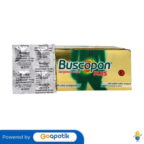 Jual BUSCOPAN PLUS BOX 100 TABLET | Shopee Indonesia