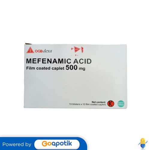 Jual ASAM MEFENAMAT OGB DEXA MEDICA 500 MG BOX 100 TABLET | Shopee ...
