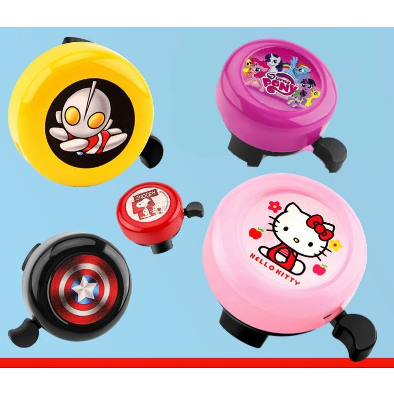 Jual MURMER BEL BELL sepeda anak kartun karakter pony hello kitty iron ...