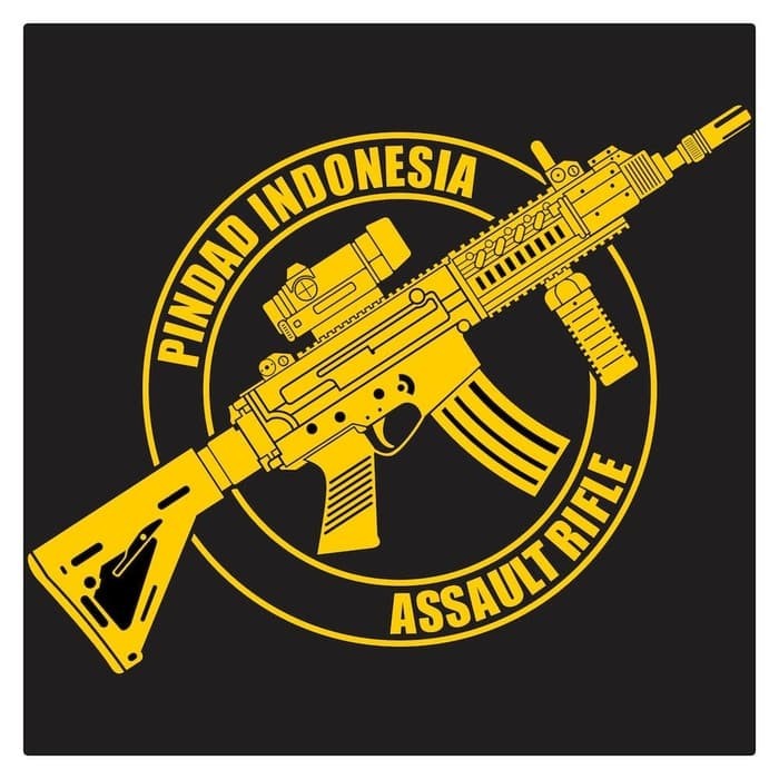 Jual Pindad Indonesia SS2 Kopassus series 3 Cutting Sticker | Shopee ...