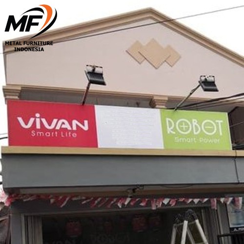 Jual Tiang Lampu Sorot Banner Spanduk Reklame Billboard Bahan Premium ...