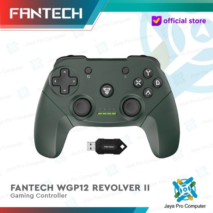 Jual Gamepad Fantech WGP12 Revolver Wireless Gaming Controller PC/ PS ...