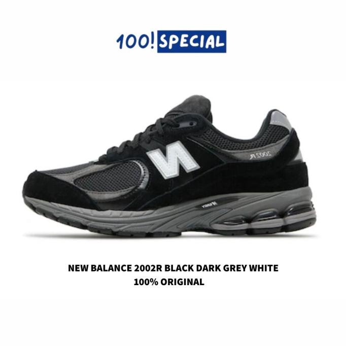 Jual Discount Sepatu New Balance 2002R Black Dark Grey White Bnib ...