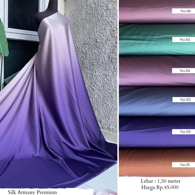 Jual Ready Kain Silk Gradasi | Kain 2 Warna | Silk Gradasi | Harga ...