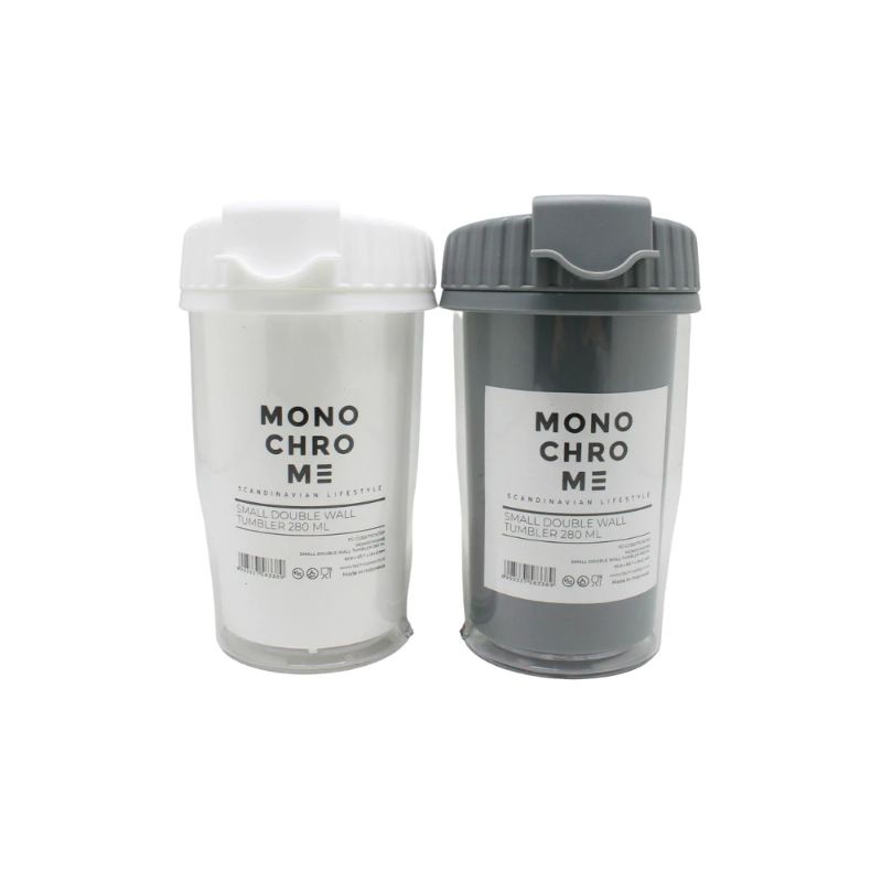 Jual Technoplast Botol / Bottle Minum Monochrome 280 ML | Shopee Indonesia