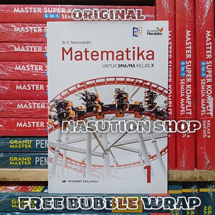 Jual DISKON SPESIAL BUKU MATEMATIKA KELAS 1 / X 10 SMA ERLANGGA KURIKULUM MERDEKA ORI TERLARIS ...