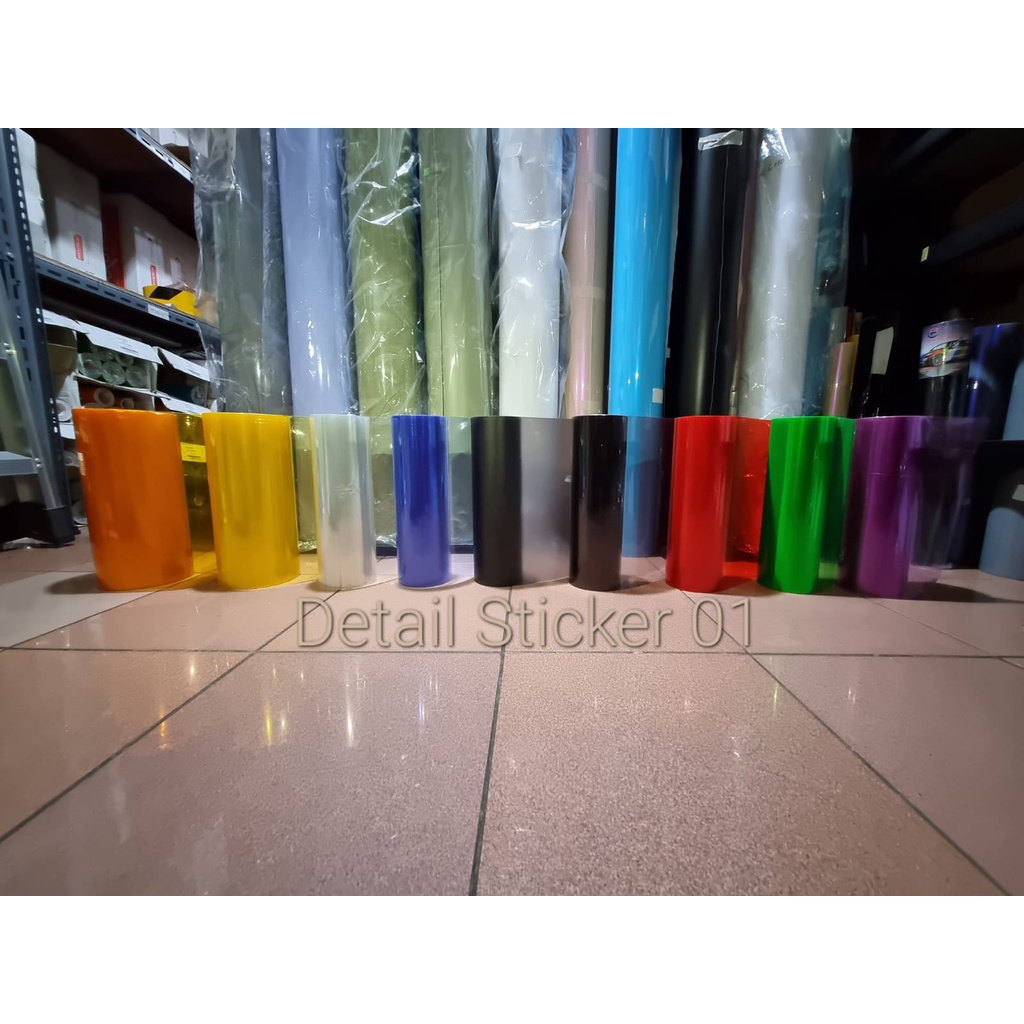 Jual Sticker Smoke Transparan Hybrid 3 layer / 3 lapisan lebar 30cm ...