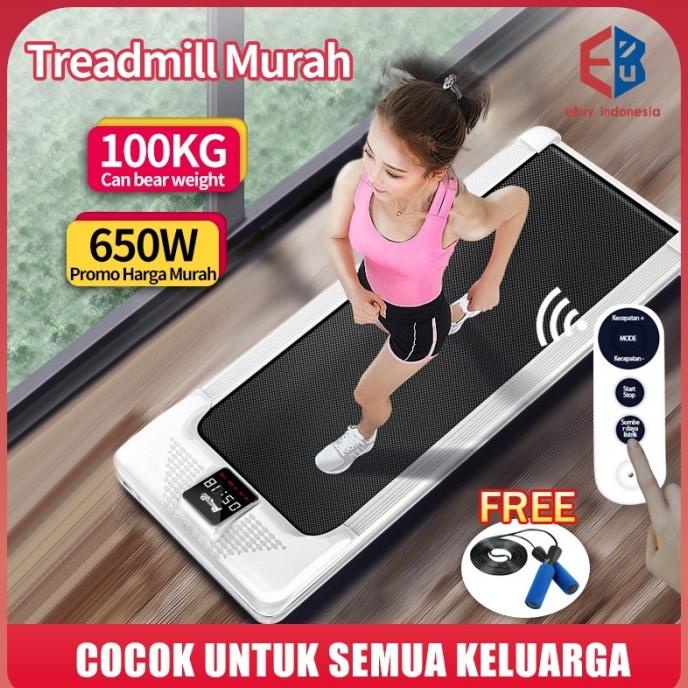 Jual Flat treadmill rumah tangga kecil lipat listrik kebugaran dalam ...