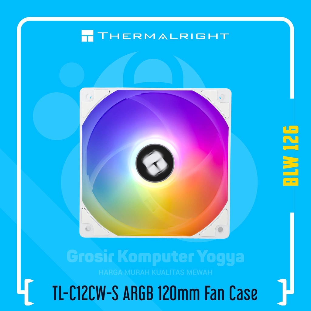 Jual Thermalright TL-C12CW-S S-FDB Bearing ARGB 120mm Fan Case Kipas ...