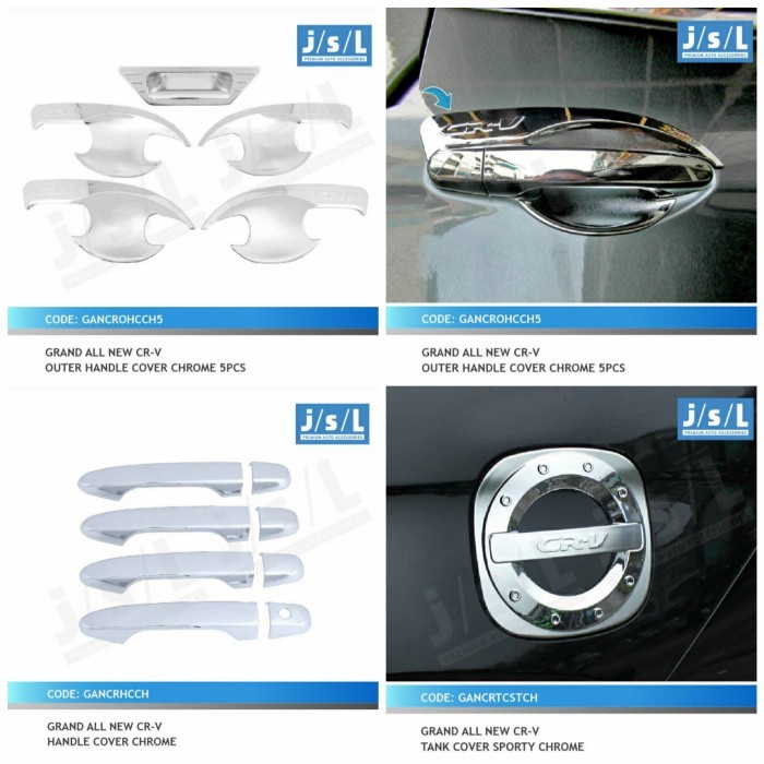 Jual Baru Paket Outer Handle Tank Cover Crv 2013-2016 Chrome Terbaru ...