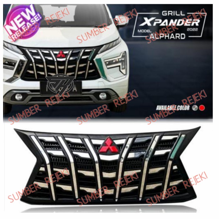 Jual Grill Depan - Mitsubishi Xpander 2022 - Alphard Style | Shopee ...
