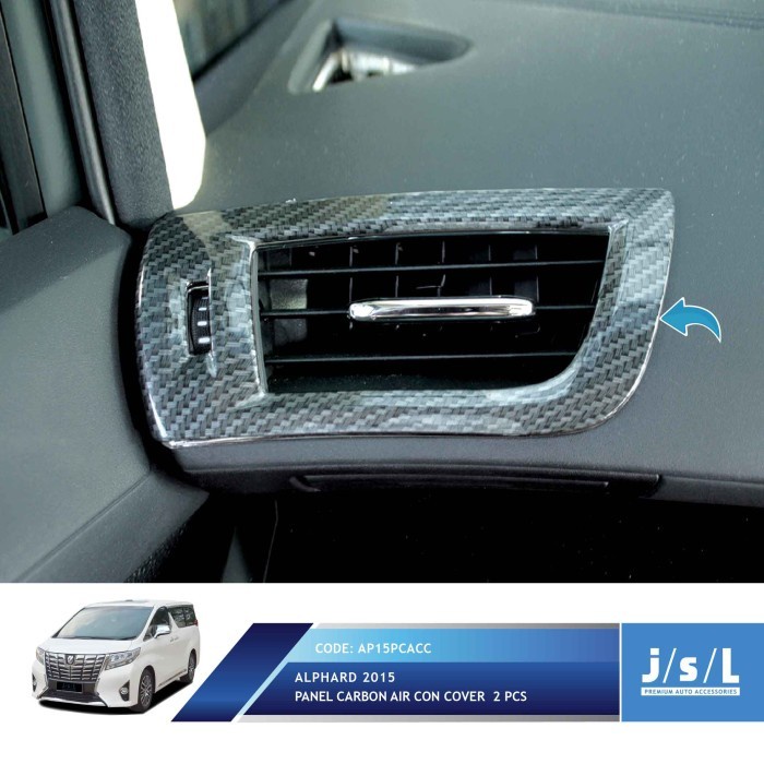 Jual Ready All New Alphard Cover List Ac Air Cond Cover Carbon Jsl ...