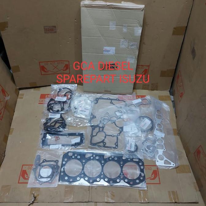 Jual Packing gasket set engine mesin dmax d.max 4JJ 4JJ1 4Jk 4Jk1 MUX ASLI | Shopee Indonesia