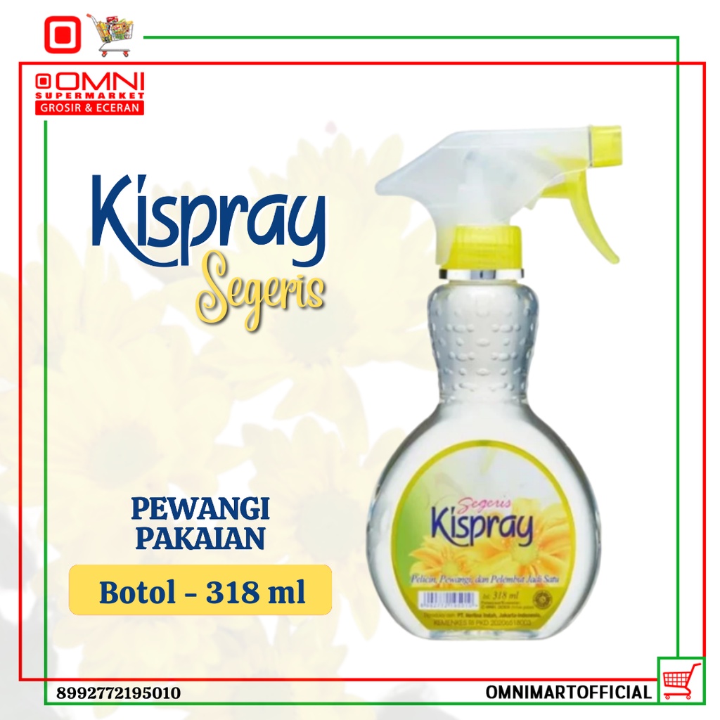 Jual Kispray Botol Pewangi Pakaian Segeris 318 ml | Shopee Indonesia