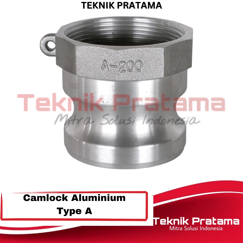 Jual Camlock Coupling Body Aluminium Type A 200 Size 2" Inch | Shopee ...
