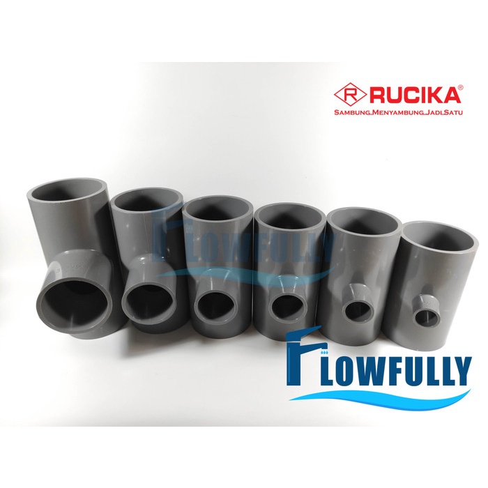 Jual TEE AW 3 x 1 inch RUCIKA PVC VERLOP TEE REDUCER TEE TS VLOK TEE | Shopee Indonesia