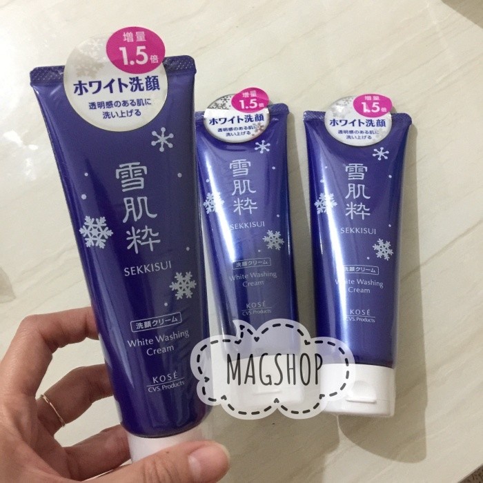 Jual [Original] Kose Sekkisui White Cream Wash 120Ml Limited | Shopee Indonesia