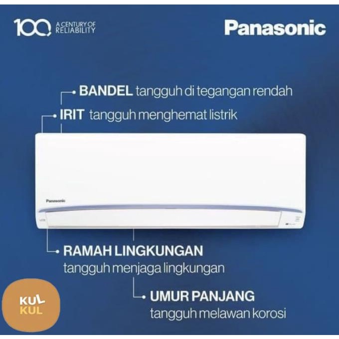 Jual Ac Panasonic Si-Biru Cs/Cu-Ln7Wkj - Standard Low Voltage 3/4 Pk ...