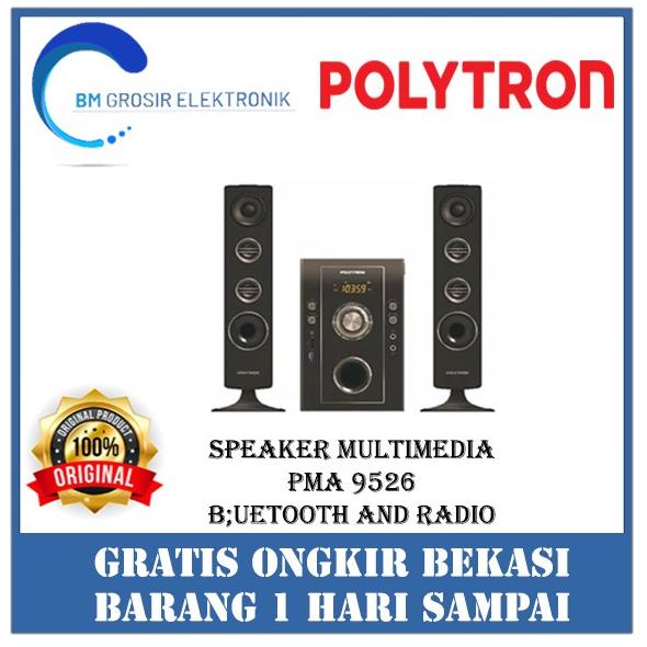 Jual POLYTRON MULTIMEDIA SPEAKER PMA 9526 BLUETOOTH AND RADIO FM //PMA ...