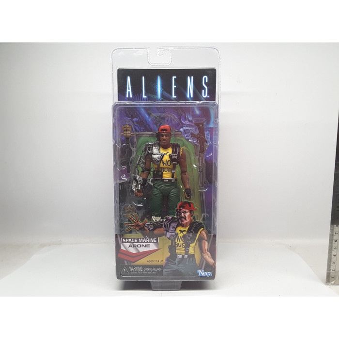 Jual Neca Aliens Figure Commander Space Marine Apone No Bugs NEW MOC ...