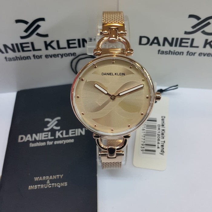 Jual New Ori Jam Tangan Daniel Klein Wanita Dk12064-4 Original Garansi ...
