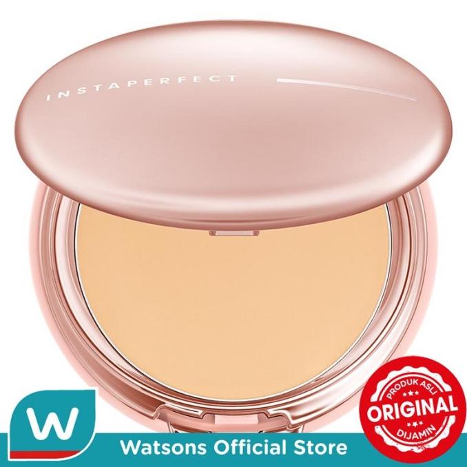 Jual Wardah Instaperfect Matte Fit Powder Foundation 22 Light Ivory ...